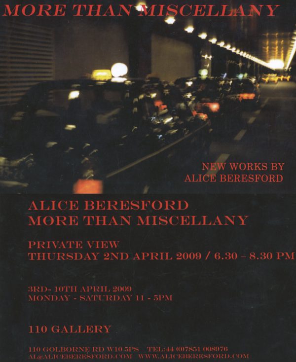 MORE THAN MISCELLANY [2009] - Alice Beresford